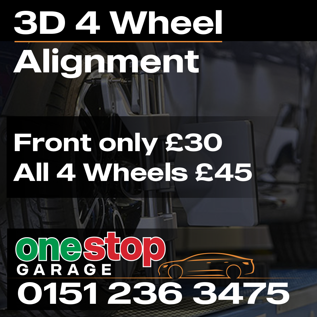 4 Wheel Alignment – One Stop Garage Liverpool